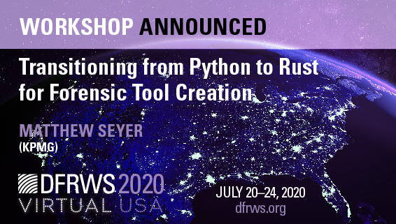 Transitioning from Python to Rust for Forensic Tool Creation - DFRWS